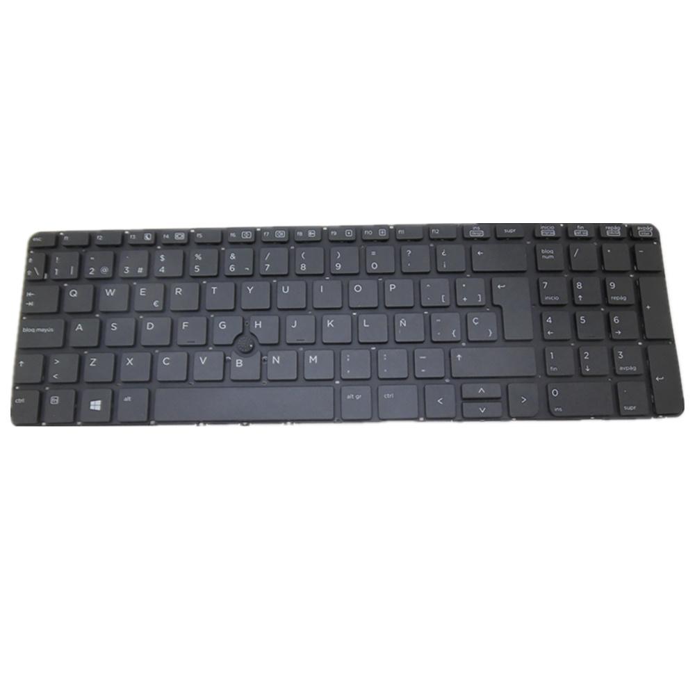Laptop Keyboard For HP 245 G2 Black SP Spanish Edition
