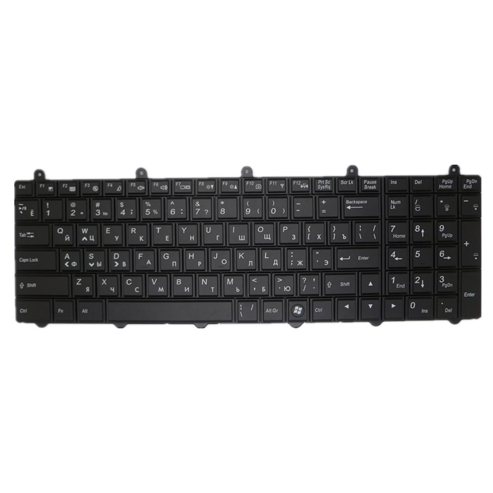 Laptop Keyboard For CLEVO M771CU M771SU Colour black RU Russian Editio